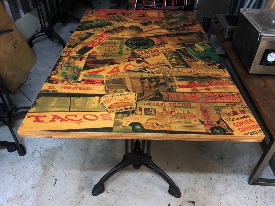 Cigar Label Table
